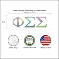 Pro-Graphx Phi Sigma Sigma Greek Sorority Sticker Decal, 2.5 Inches ...