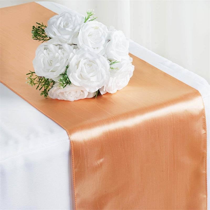 Efavormart 10 Packs of Premium SATIN Table Top Runner For Weddings ...