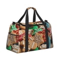 Zufioo Christmas Cookies Print Hand-Held Messenger Travel Bag, Business ...