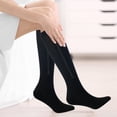 Gallickan Zipper Compression Socks, 15-20mmHg Knee High Calf Stockings ...