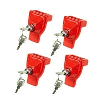 4 Pack Trailer Coupler Lock with Keyed Alike Keys - Fit 1-7/8", 2" & 2 ...