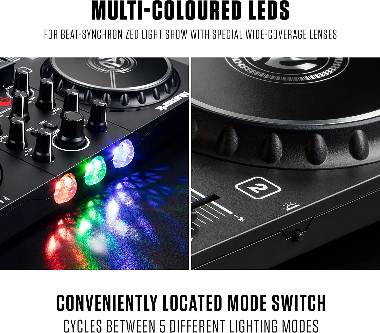 Buy YH Numark Party Mix II - DJ Controller with Party Lights, DJ Set ...