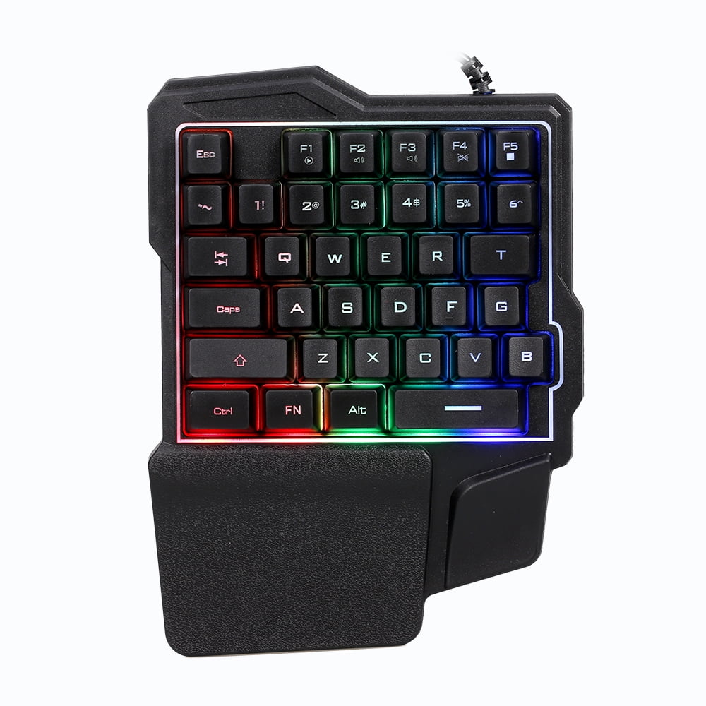 Labymos K7 One-handed Game Keyboard Wired Keyboard Streaming Color RGB ...