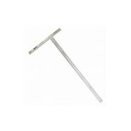 Johnson 48 in. L x 22 in. H Aluminum T-Square Silver - Walmart.com