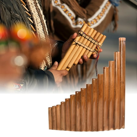 Pan Flute 15 Pipes G Key Bamboo Pan Flute Chinese Traditional Musical ...