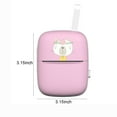 Gogusuu Printer,wireless Printer, Portable Mini Thermal Inkless Printers Wireless Bluetooth Hd