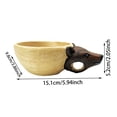 Animal Themed Handmade Wooden Kuksa Cup, Portable Wood Drinking Mug for ...