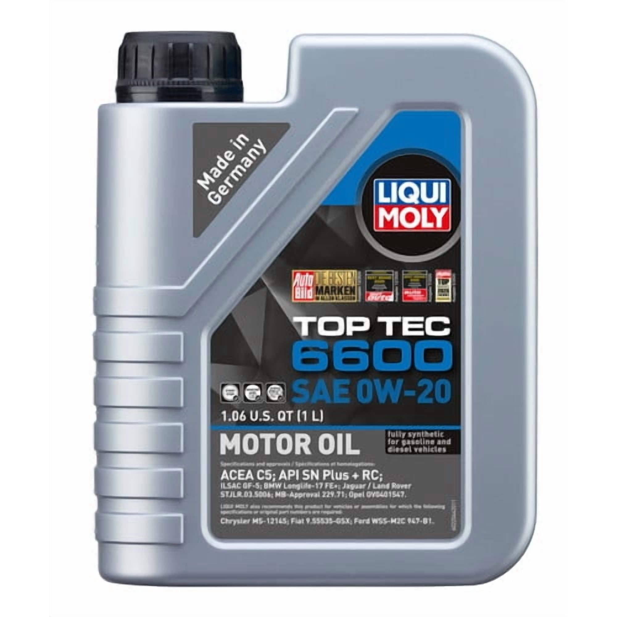 Click here for Liqui Moly Oil 22044 Top Tec 6600; Sae 0w-20; Synt... prices