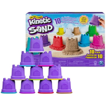 Kinetic Sand, Sandisfying Set with 2lbs of Sand and 10 Tools, Play Sand ...