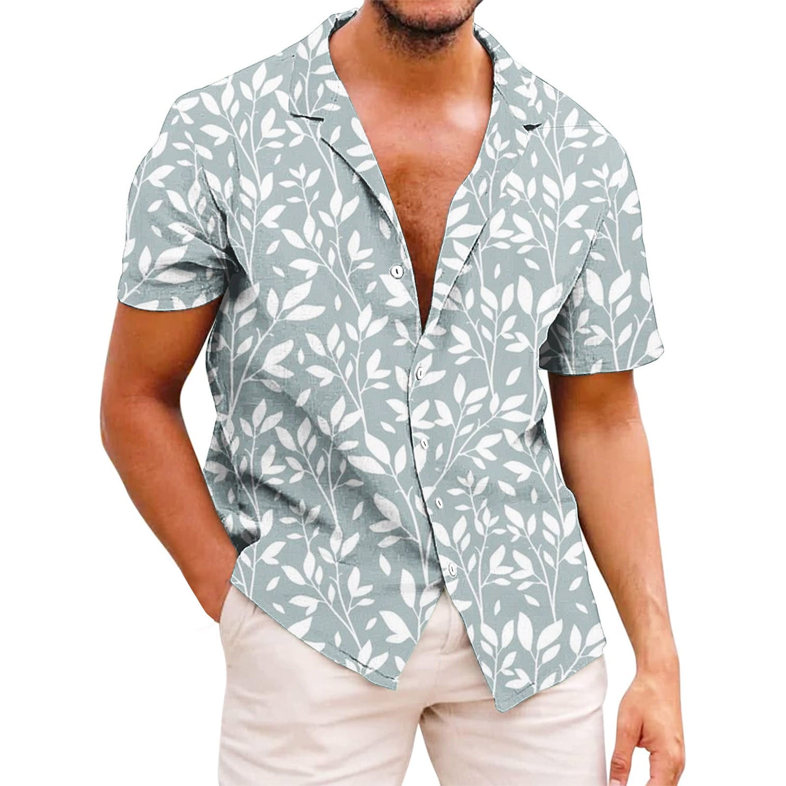 Click here for Lcziwo Floral Beach Shirts For Men mens Casual Haw... prices