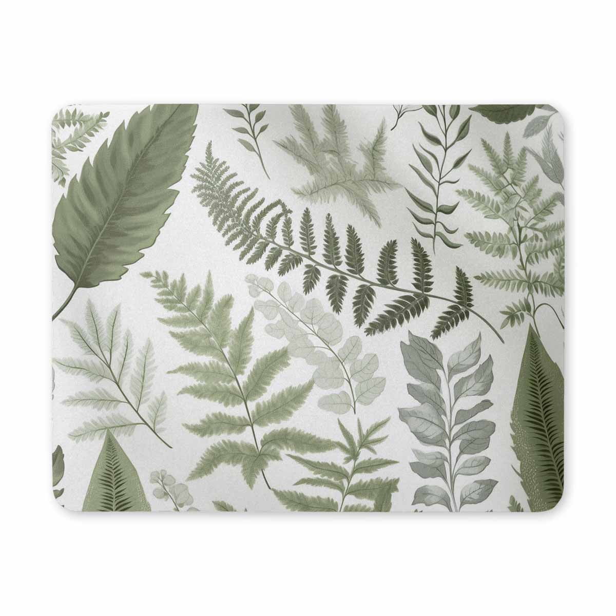 Plant Flowers Mouse Pad Green Mousepad for Desk with Non-Slip Rubber ...