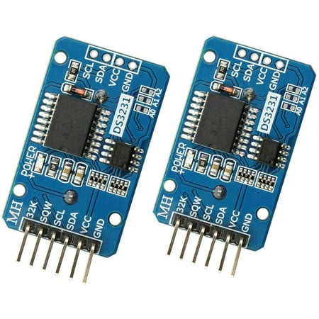 Plannu 2pcs DS3231 AT24C32 IIC RTC Clock Module Real Time Clock Module for Arduino | Walmart Canada