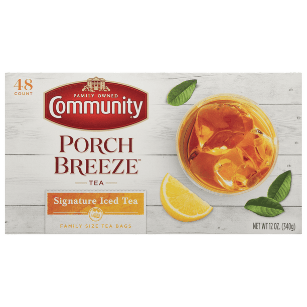 Community Porch Breeze Signature Iced Tea 48 count Box - Walmart.com ...