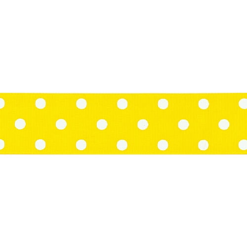 Yellow Polka Dot Border