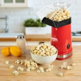 Great Northern Popcorn 1200W Oil-Free Air Popper Popcorn Machine, Red ...
