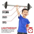 Modern Innovations Kids Barbell Weight Set, Toy Workout Equipment, Kid ...