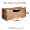 Wood Cable Management Box Wooden Cordr & Organizer ForElectrical Hiding ...