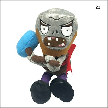 12" Plush Brown Coat Toys Normal Zombies Stuffed Soft Doll Gray Zombies ...
