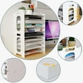 Natwind 10-Tier Office Paper Organizer for Desk: Folder Copy Supplies ...