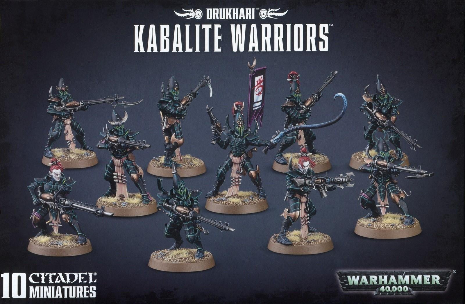 GAMES WORKSHOP 99120112026" Drukhari Kabalite Warriors Miniature ...