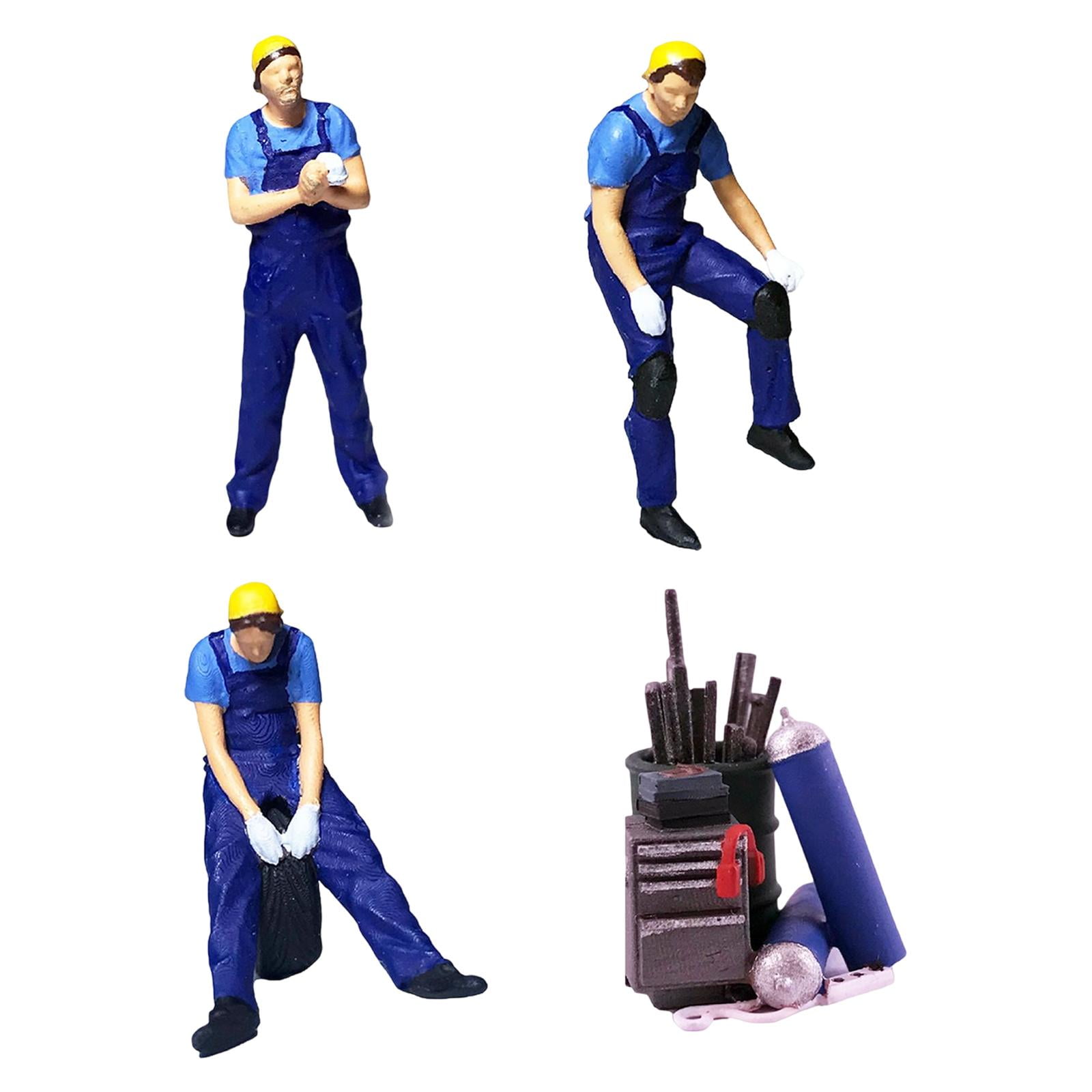 Resin 1/64 Miniature People Figurines Diorama Figurines Car Model ...