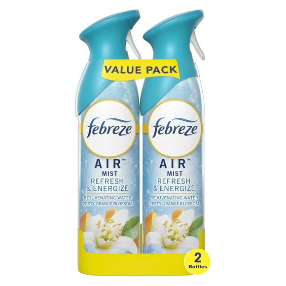 Febreze Air Fresh Refresh & Energize, Zesty Orange Blossom, 8.80 oz, 2 ...