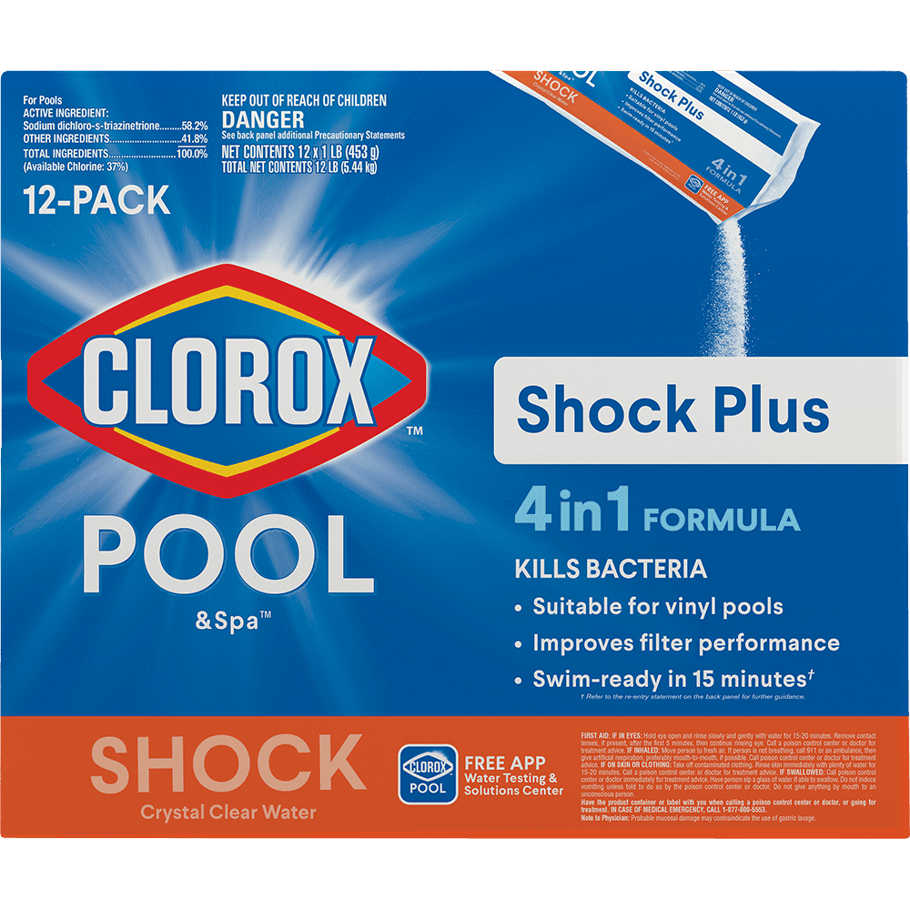 Clorox Pool&Spa Shock Plus Pool Shock for Swimming Pools - Walmart.com ...