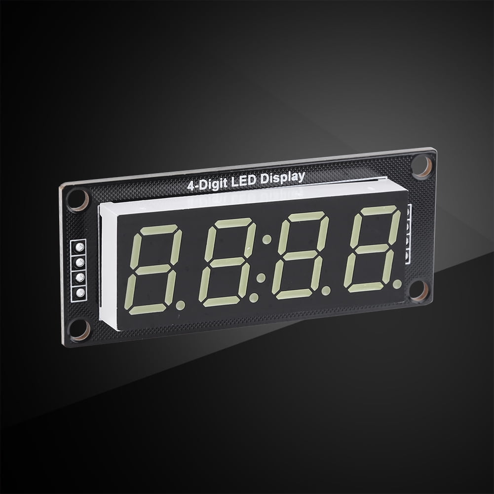TM1637 LED Display Module 4 Digit Time Indicator Tube 0.56 Inch Glow ...