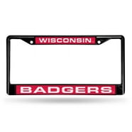 Wisconsin Badgers #1 Fan Metal License Plate - Walmart.com