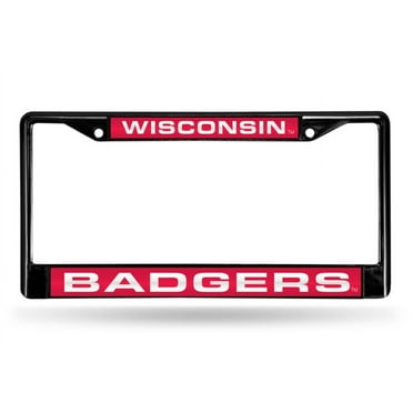 Wisconsin Badgers #1 Fan Metal License Plate - Walmart.com