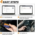 FORScan ELM327 OBD2 USB Adapter for Windows, Diagnostic Coding Tool with MS-CAN/HS-CAN Switch ...