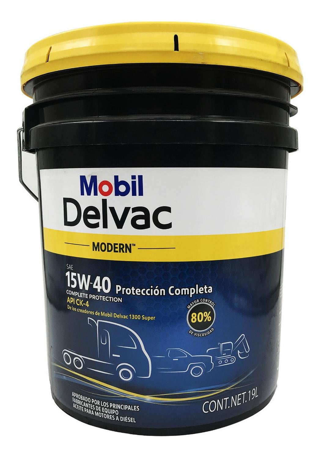 Cubeta Aceite 15w40 Ck-4 19l MOBIL DELVAC MODERN | Bodega Aurrera en línea