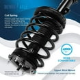 Detroit Axle - 6PC Front Strut & Coil Spring Assembly, Front Lower Control Arms w/Sway Bar Links ...