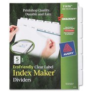 Expanding Pocket Index Dividers, 8-Tab, 11 X 8.5, Assorted, 1 Set/pack ...