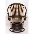 Java Lounge Swivel Rocking Chair Handmade Natural Wicker Rattan ...
