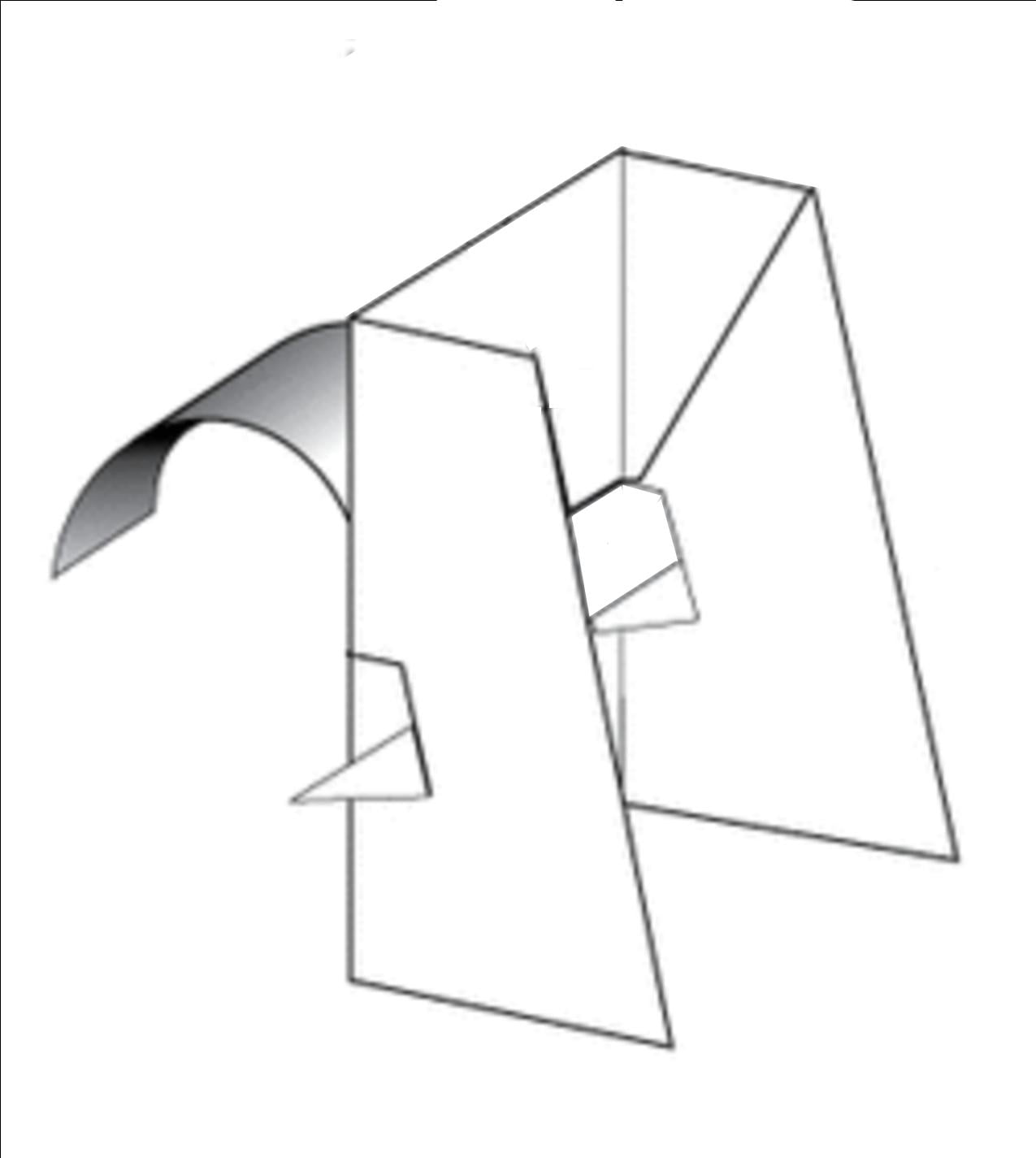 Double-Wing Easel w Peel & Stick, 6"H x 2.5"W, Wh Text Brd: 36 pt -PK ...