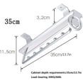 Telescopic Wardrobe Hanger Rail For Clothes Closet - Heavy Duty Pull ...