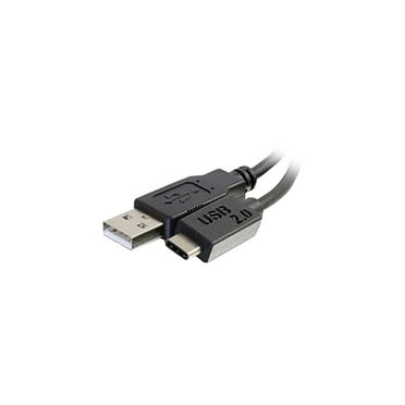 3FT/1M USB-C TO USB-C M/M CABLE USB 2.0 TYPE-C M/M BLACK - Walmart.com