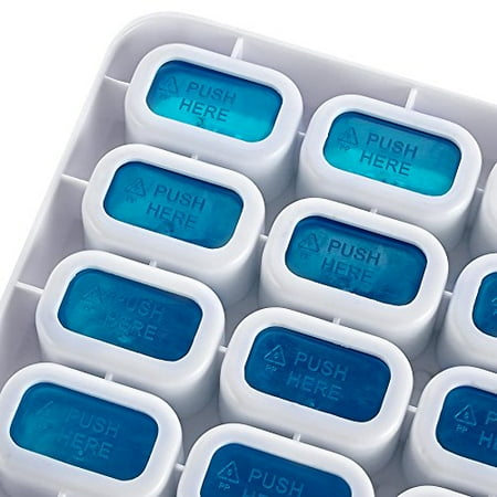 31 Pop Out Medication Pods, Monthly Pill Organizer by MEDca | Walmart ...