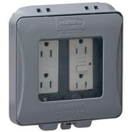 Master Electrician FSB50-5 Gray Weatherproof 1-Gang Rectangular Outlet ...