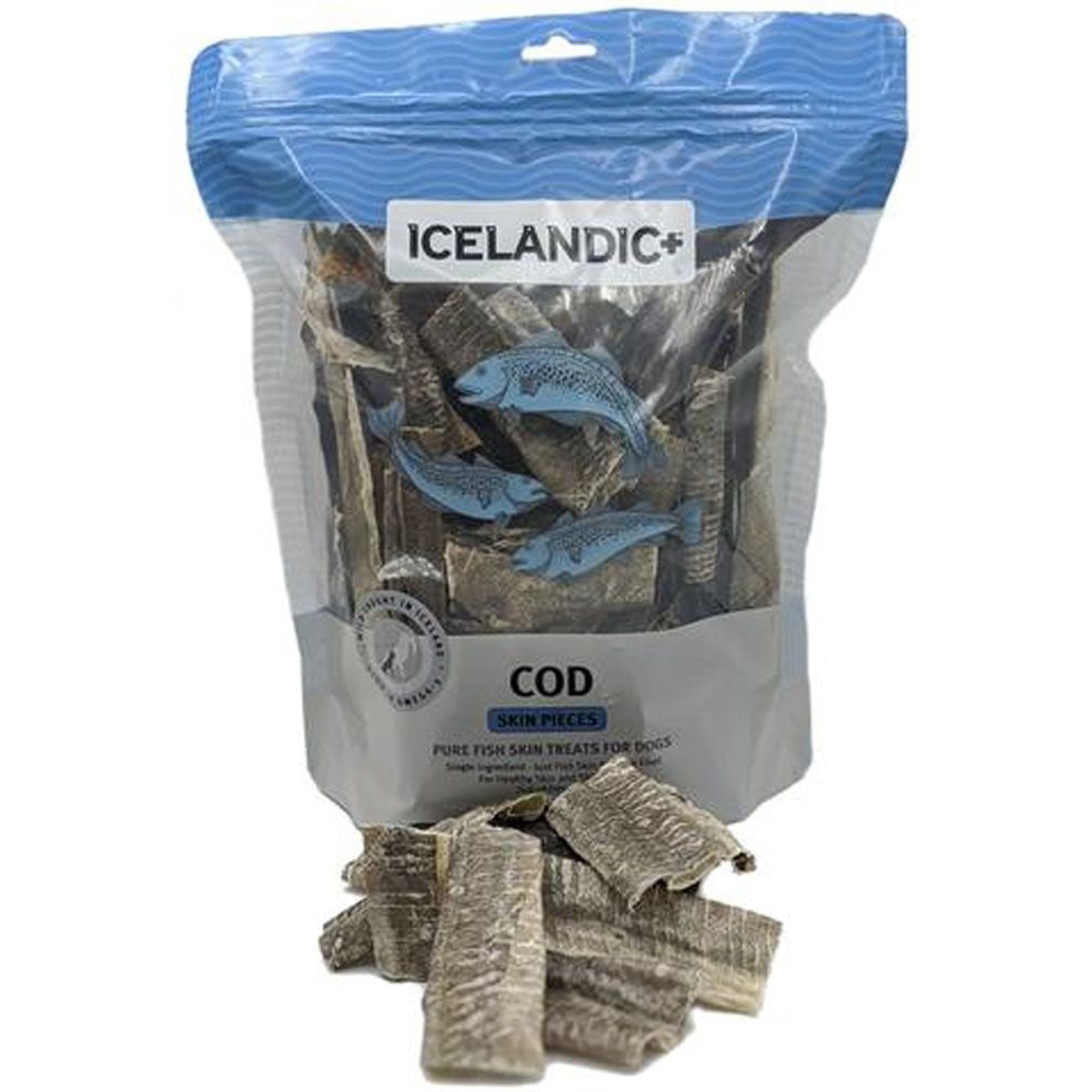 Click here for Icelandic+ Skin Pieces Cod Dog Treats  8-Oz Bag prices
