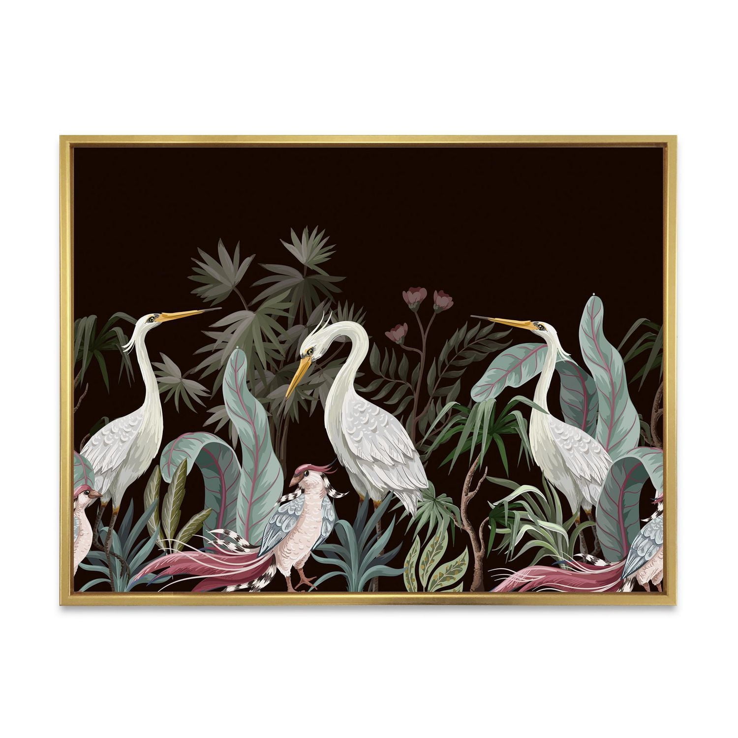 Click here for Designart Chinoiserie With Birds And Peonies Iii F... prices