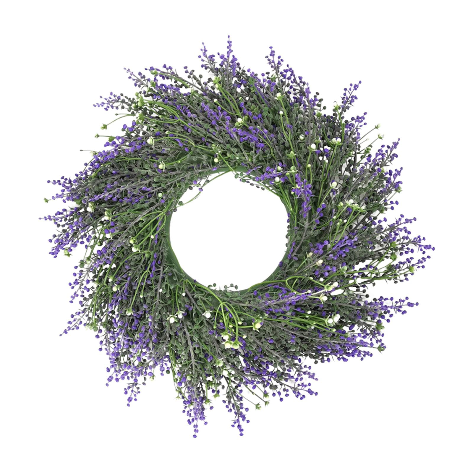 Click here for Siruishop 18 Artificial Lavender Wreath Garland Do... prices