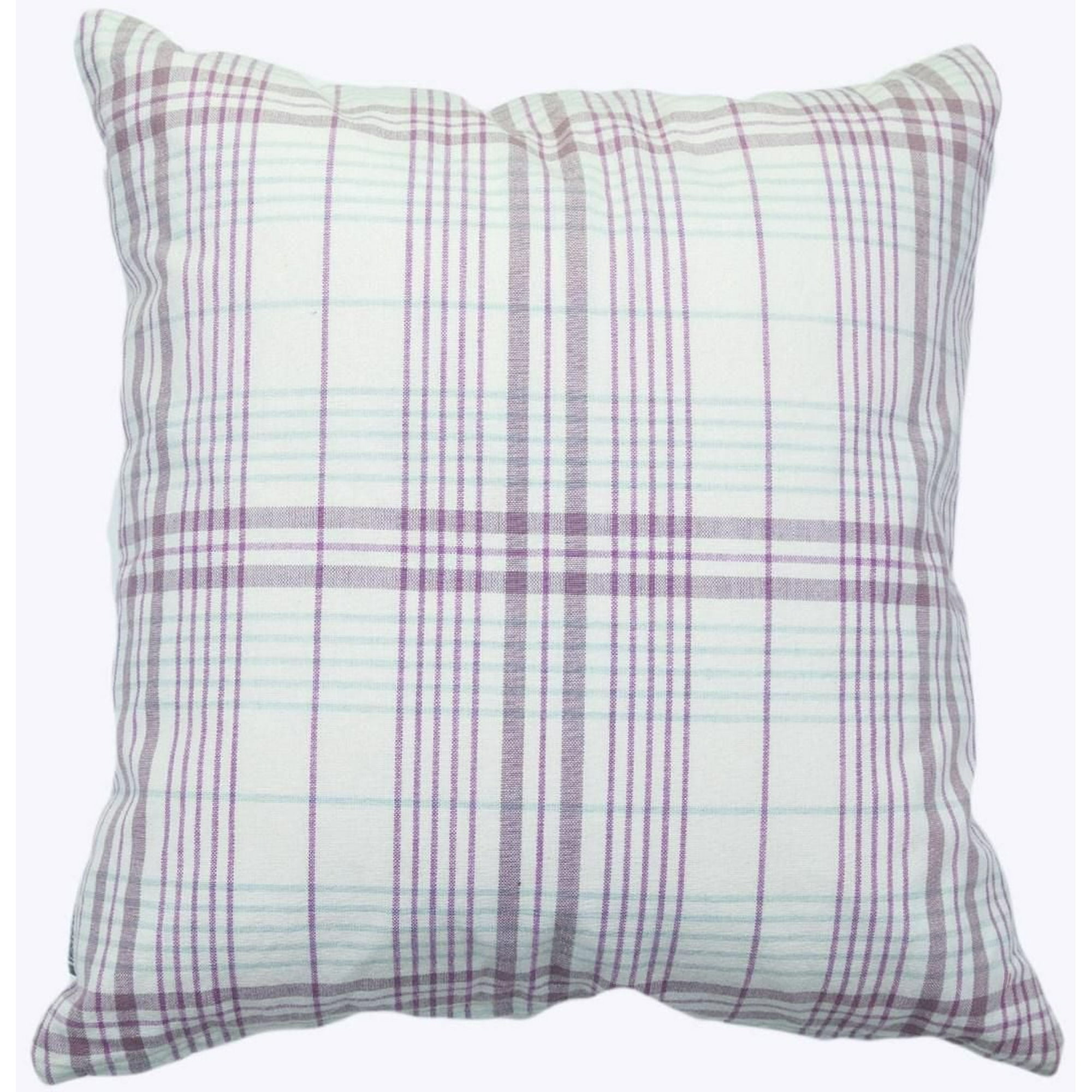 Click here for Homeport Textiles Pink Check Decorative Throw Pill... prices