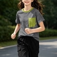 AHTJRT Quick Dry Short Sleeve Shirt for Girls Crew Neck Tshirts Active ...