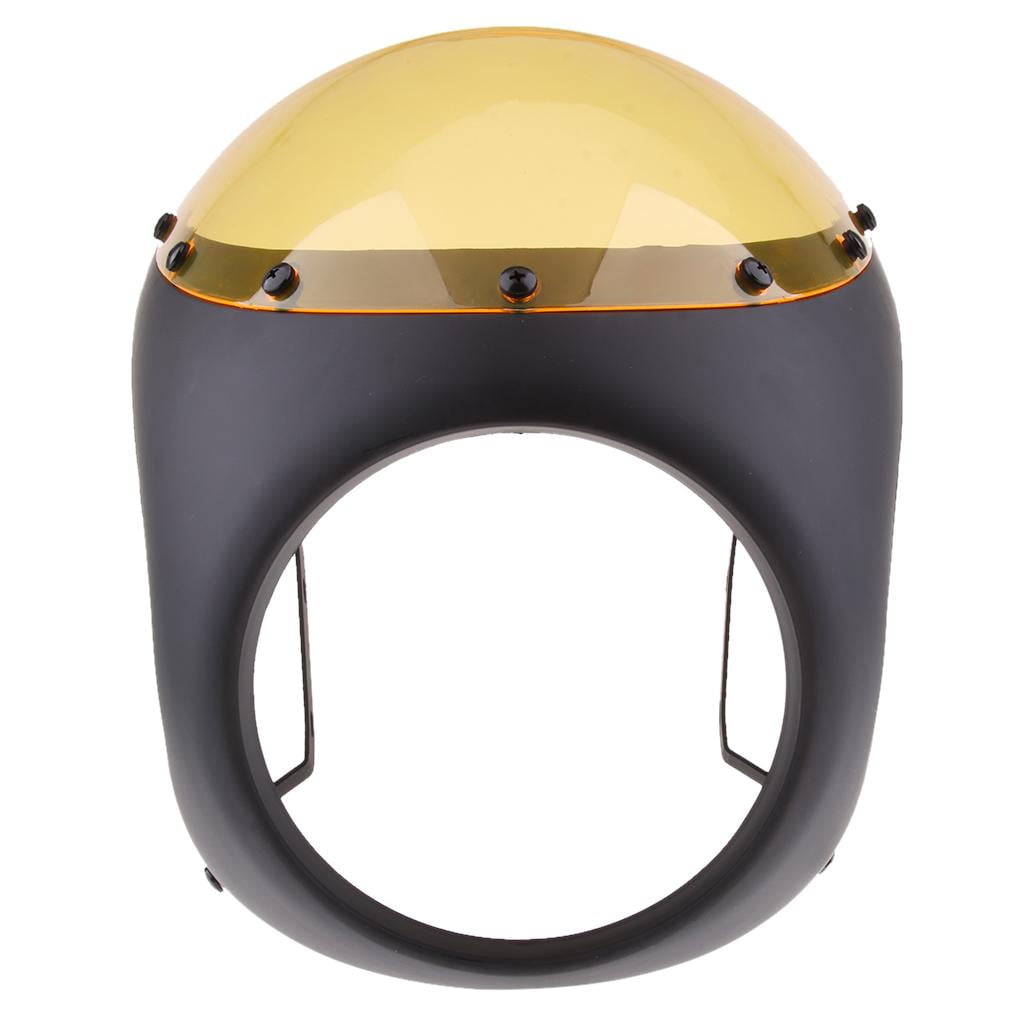 Motorcycle 7 inch Headlight Fairing Cover Handlebar Screen Windshield ...