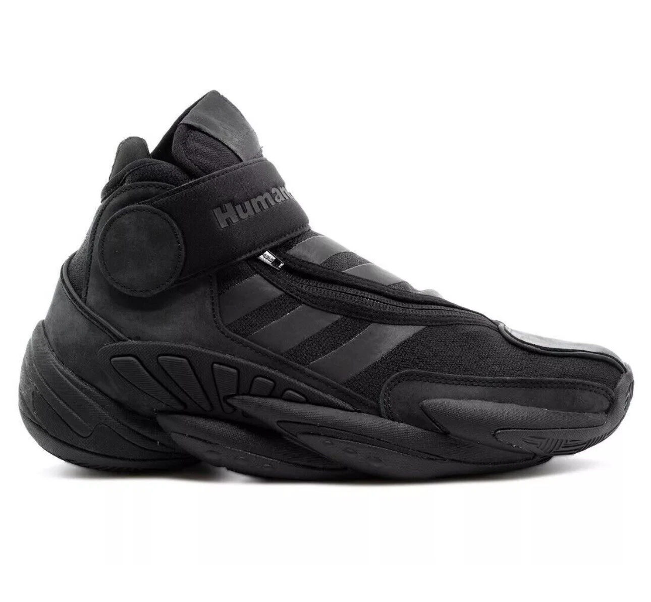 Adi-das Pharrell Williams 0 To 60 Human Race Black Basketball Shoes ...