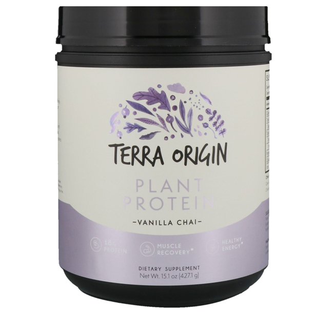 Terra Origin Plant Protein Vanilla Chai 15 1 oz 427 1 g - Walmart.com ...