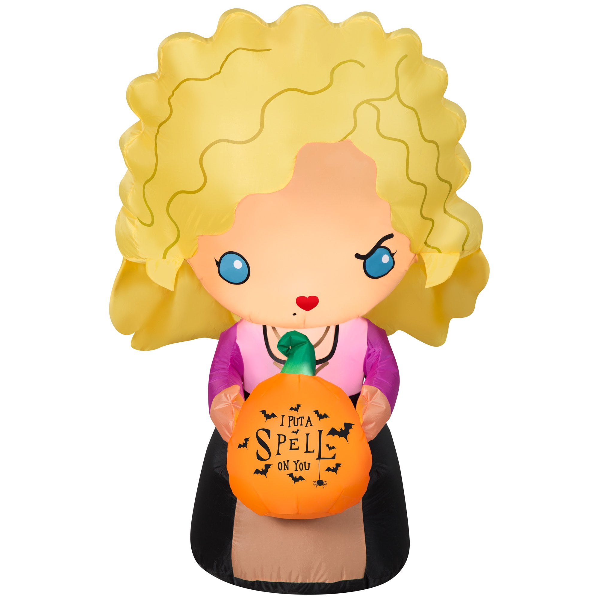 Airblown Inflatable Hocus Pocus Sarah Sanderson with Pumpkin 4.5Ft Tall ...