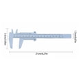 6 Pcs 150mm Vernier Caliper Sliding Caliper Spacing Diameter ...